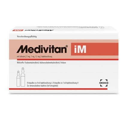 MEDIVITAN iM m.Lidocain Inj.-Lsg.i.Amp.-Paare 8 St kaufen mit E-Rezept ...