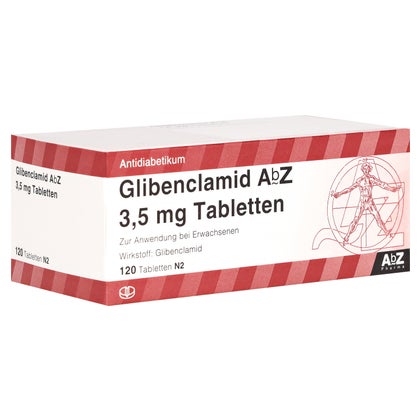 Glibenclamid AbZ 3,5 mg Tabletten 120 St kaufen mit E-Rezept | medpex