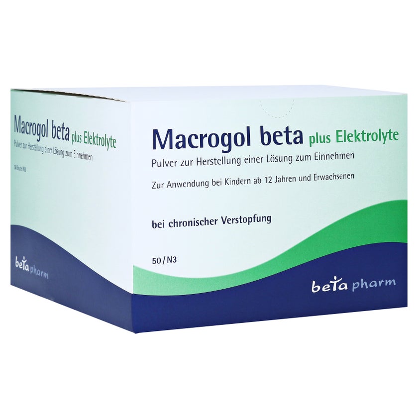 Erfahrungen zu Macrogol beta plus Elektrolyte Pulver 50 St | medpex