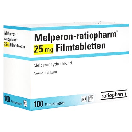 Melperon-ratiopharm 25 mg Filmtabletten 100 St kaufen mit E-Rezept | medpex