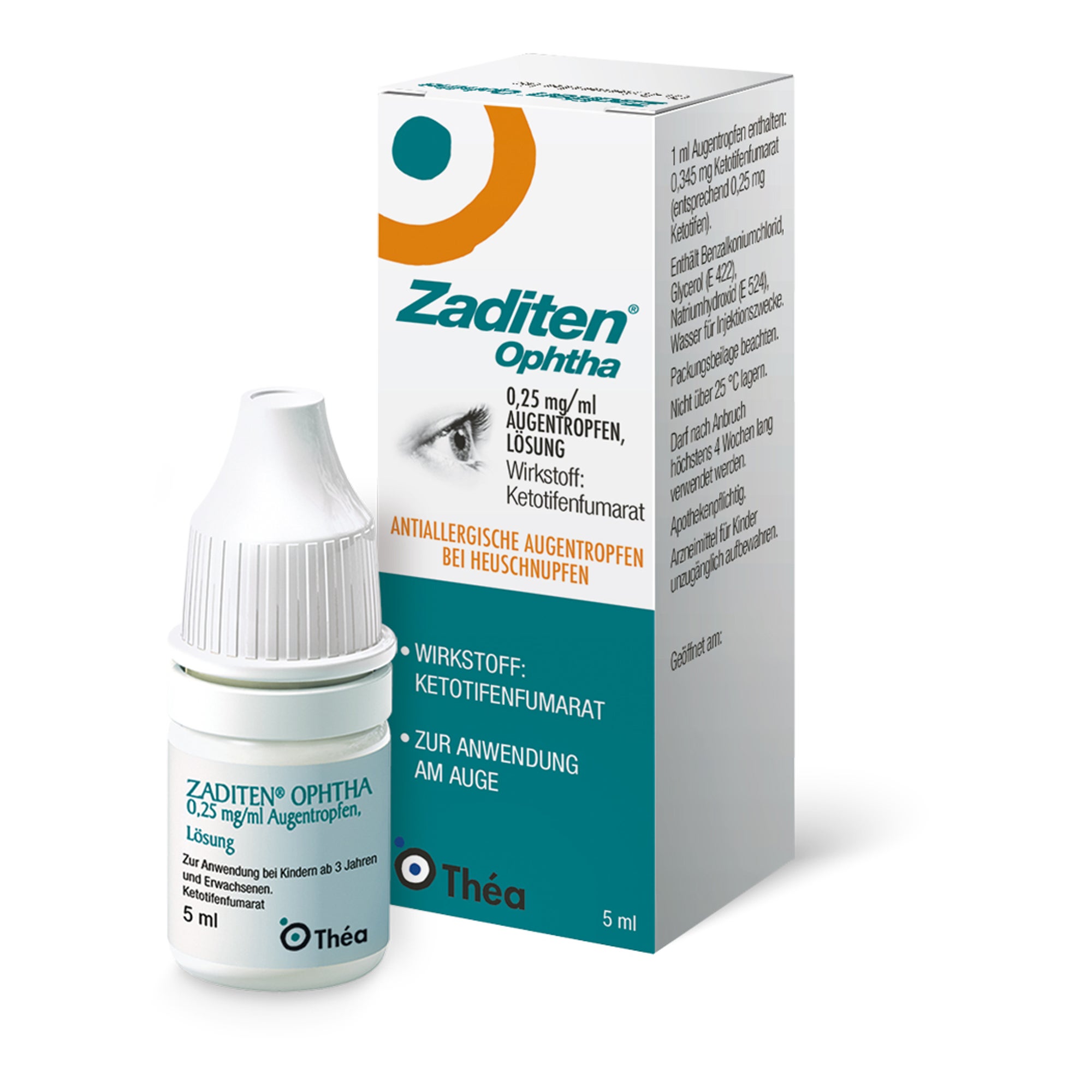 ZADITEN ophtha 0,25mg/ml online kaufen | medpex
