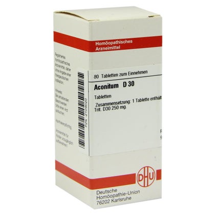 Aconitum D 30 Tabletten 80 St günstig kaufen | medpex