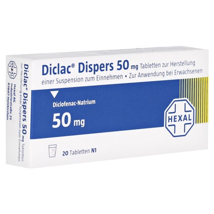Diclac Dispers Tabletten 20 St kaufen mit E-Rezept | medpex