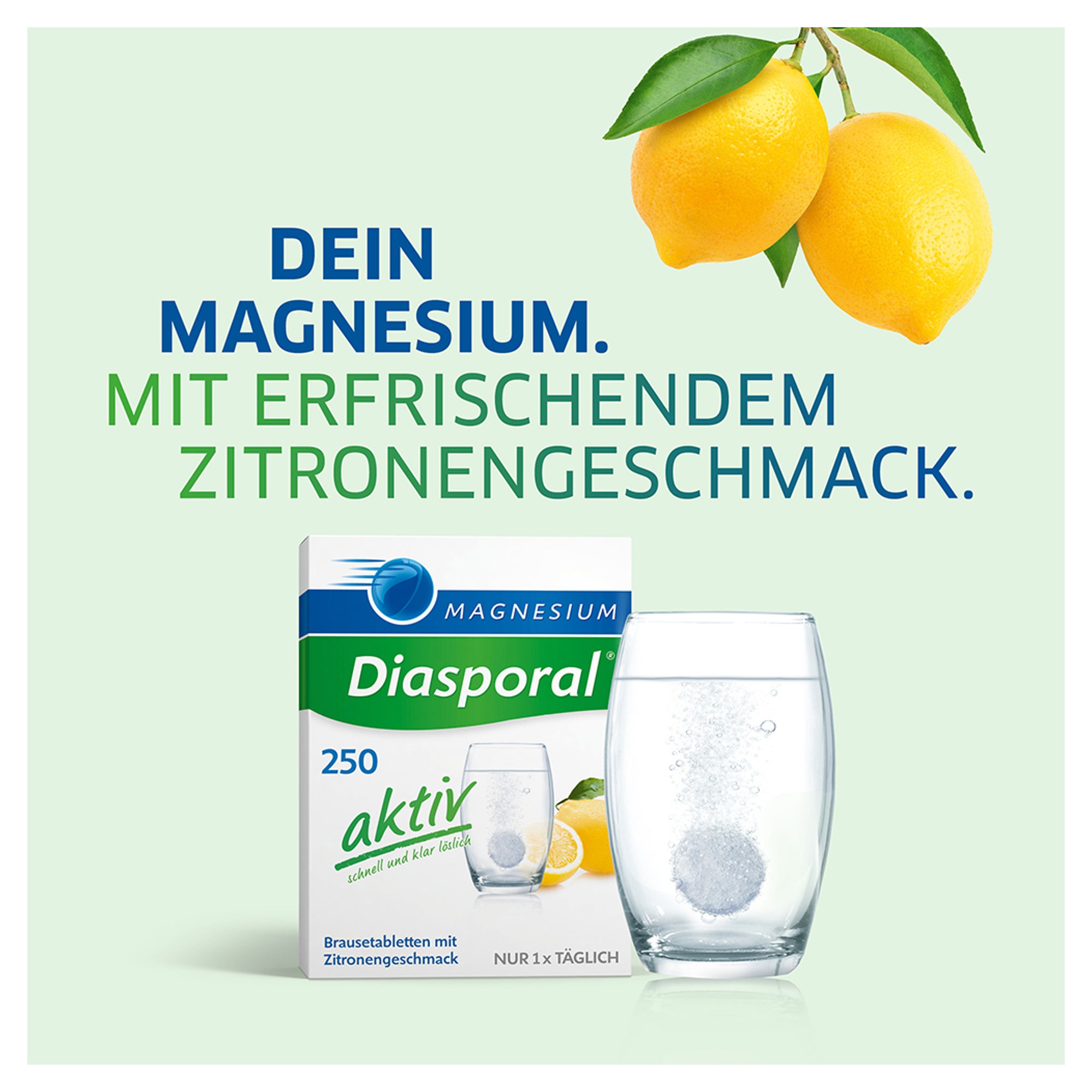 Erfahrungen zu MAGNESIUM DIASPORAL 250 aktiv Brausetabletten | medpex