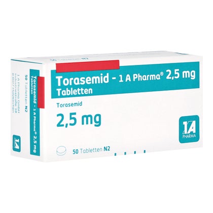 Torasemid-1a Pharma 2,5 mg Tabletten 50 St kaufen mit E-Rezept | medpex