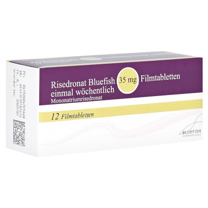 Risedronat Bluefish 35 mg Filmtabletten 12 St kaufen mit E-Rezept | medpex