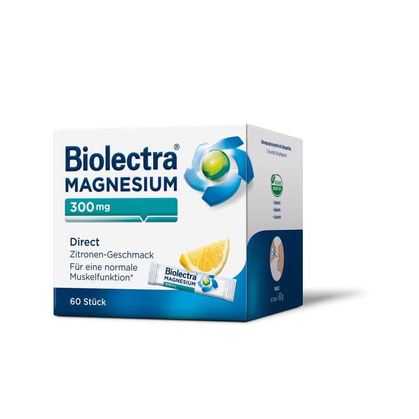 Erfahrungen zu Biolectra Magnesium 300 mg Direct Zitron 60 St | medpex