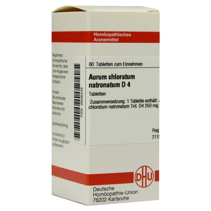Aurum Chloratum Natronatum D 4 Tabletten 80 St günstig kaufen | medpex