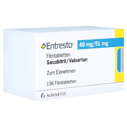 Entresto 49 Mg/51 mg Filmtabletten 20 St kaufen mit E-Rezept | medpex