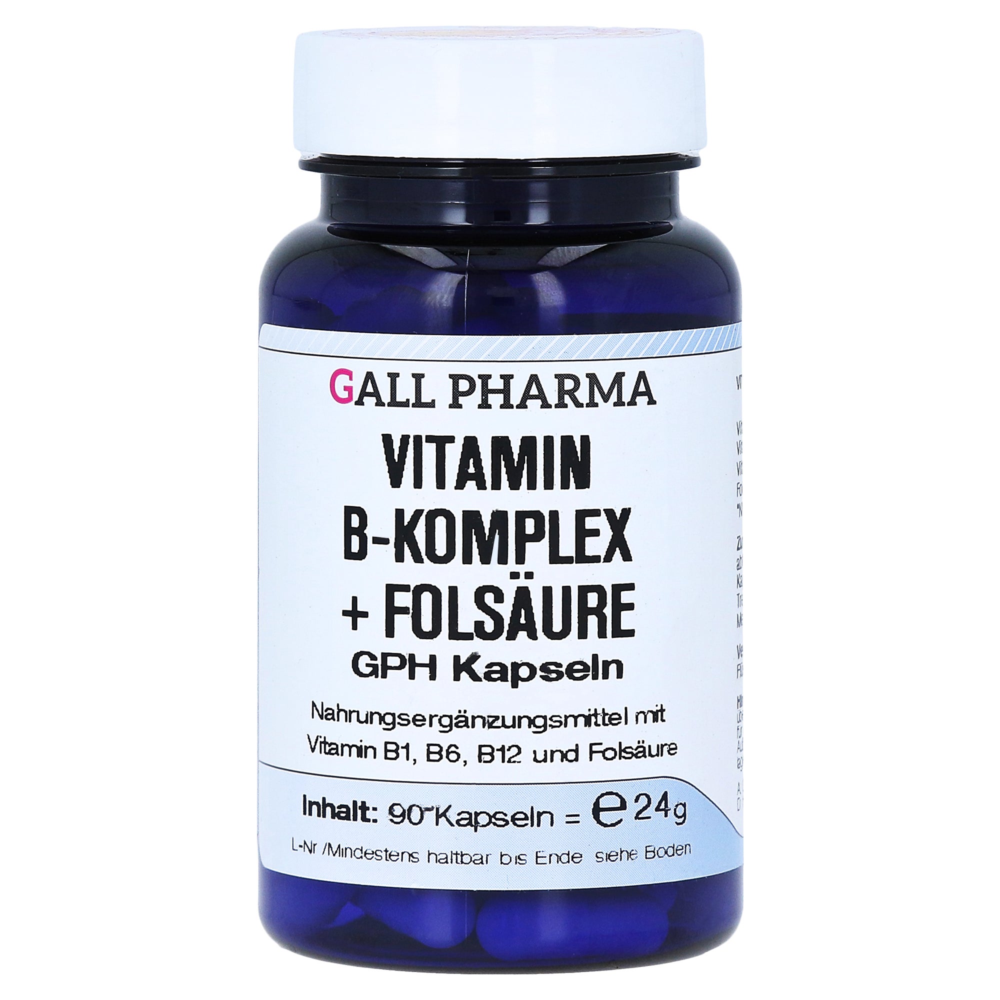 Erfahrungen zu VITAMIN B KOMPLEX+Folsäure GPH Kapseln | medpex