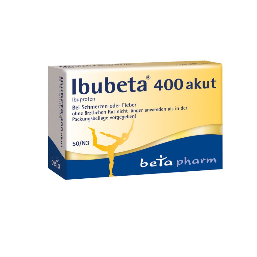 Ibubeta 400 akut Filmtabletten 50 St günstig kaufen | medpex
