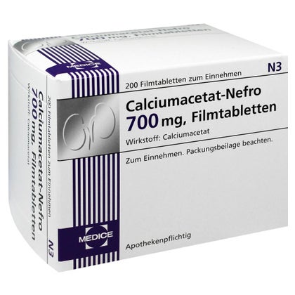 Calciumacetat-Nefro 700 mg 200 St günstig kaufen | medpex