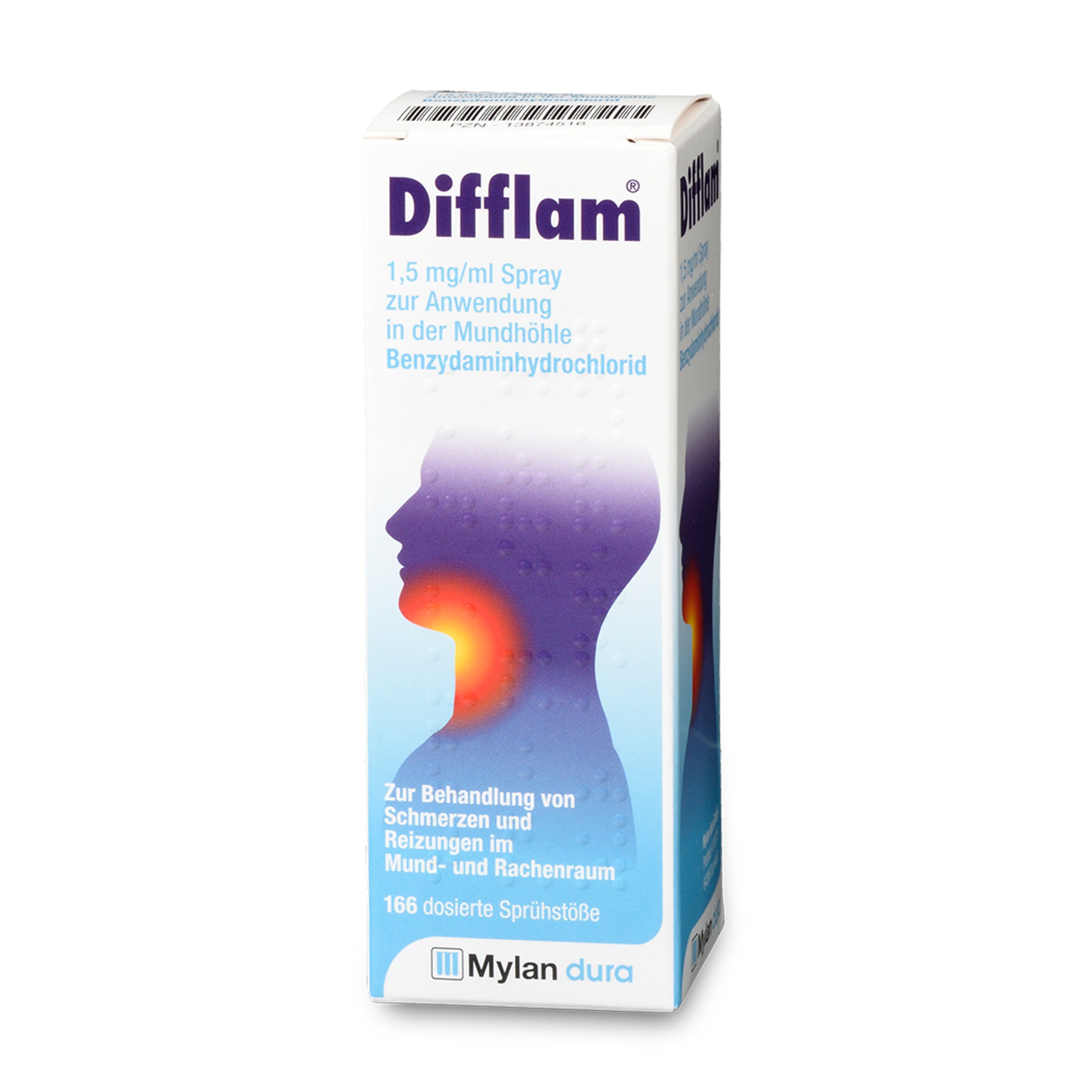 Difflam 1,5mg/ml zur Anwendung in der Mundhöhle | medpex