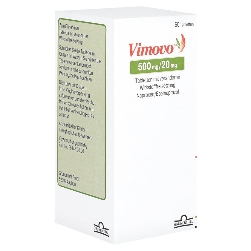 VIMOVO 500 mg/20 mg 60 St kaufen mit E-Rezept | medpex