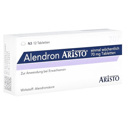 ALENDRON Aristo 1x wöchentlich 70 mg Tabletten 12 St kaufen mit E ...