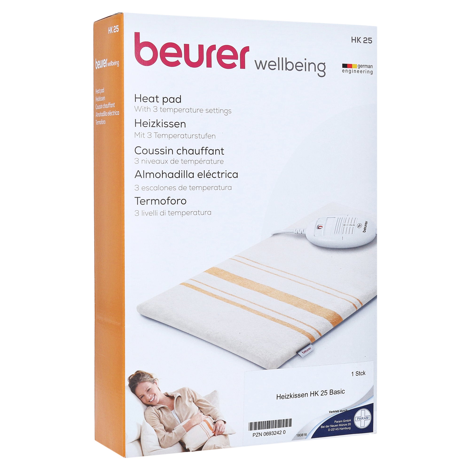 Erfahrungen zu BEURER HK25 Heizkissen | medpex