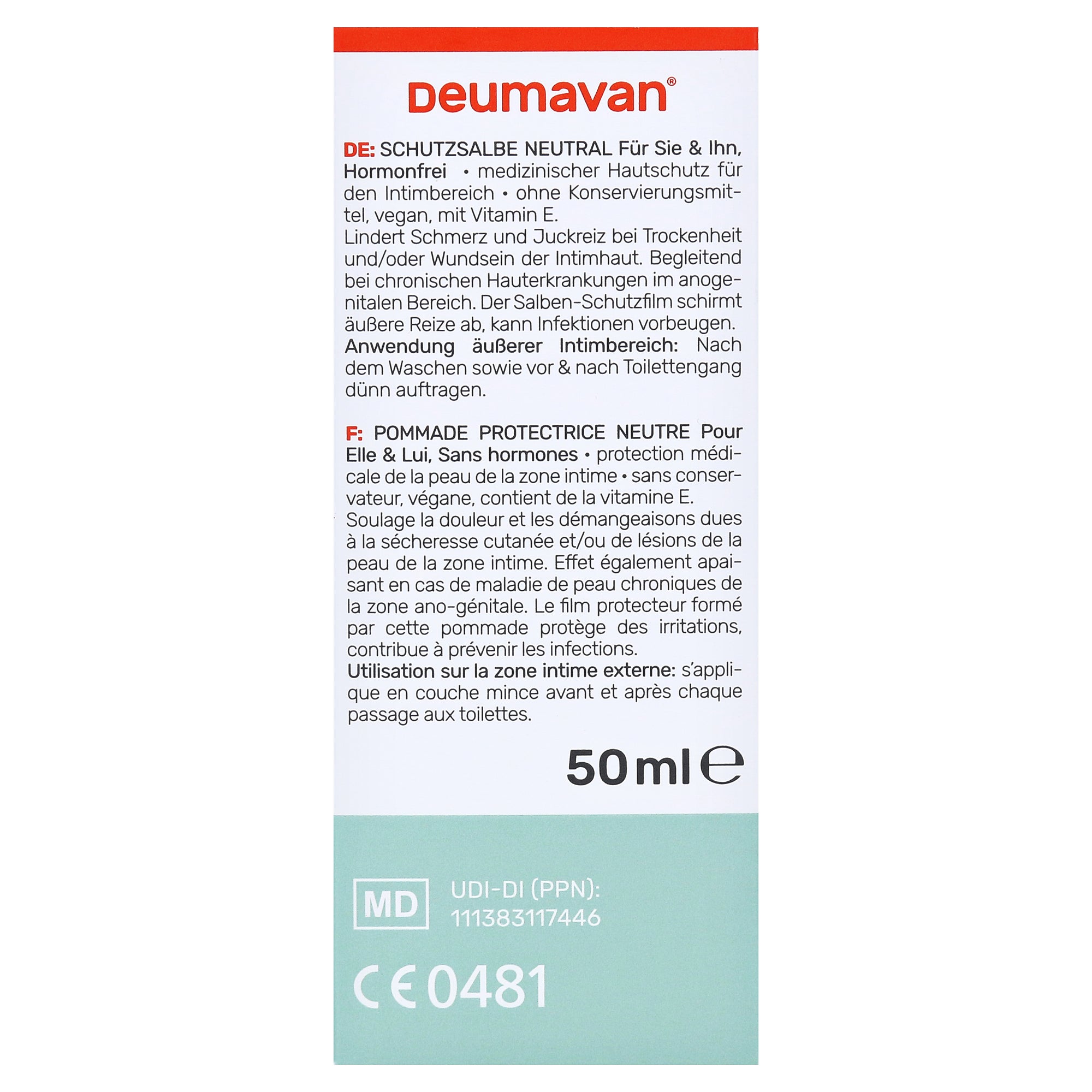 Deumavan Schutzsalbe Neutral Tube kaufen | medpex