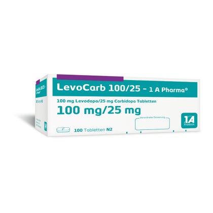 Levocarb 100/25-1a Pharma Tabletten 100 St kaufen mit E-Rezept | medpex