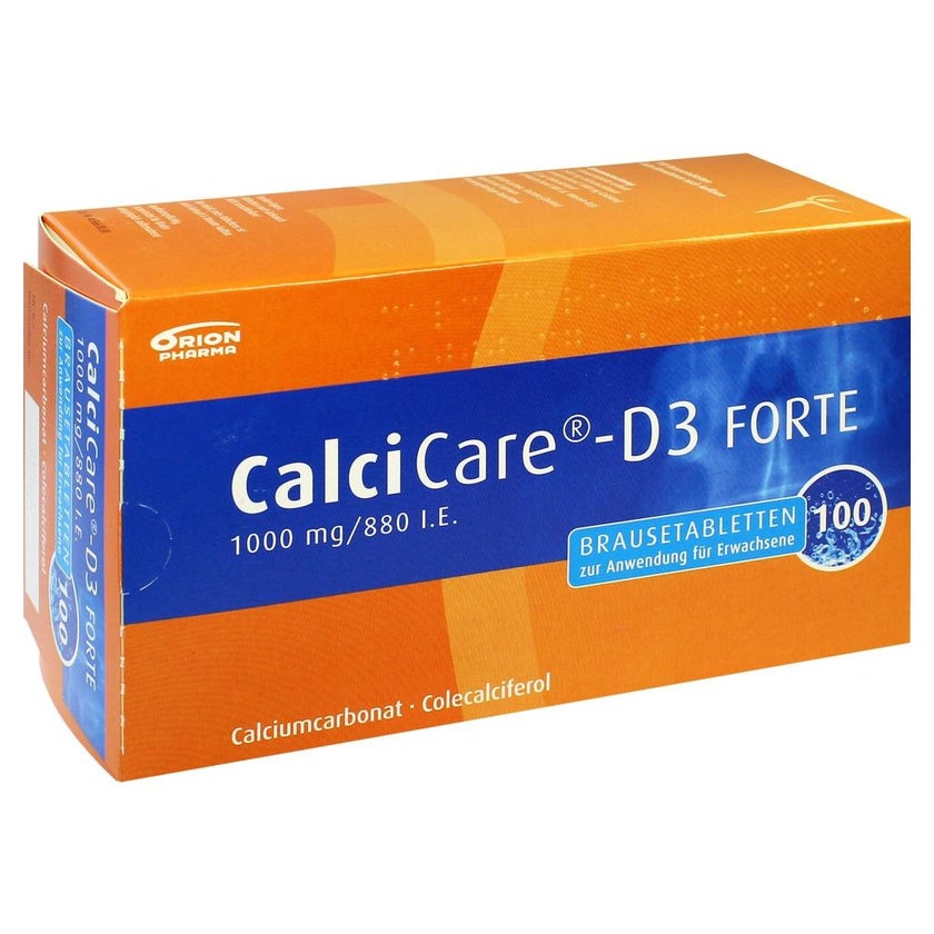 Erfahrungen zu Calcicare D3 Forte Brausetabletten 100 St | medpex