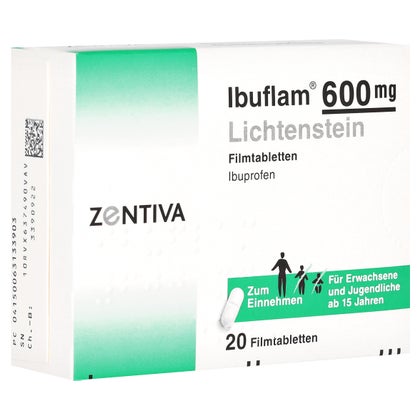 IBUFLAM 600 mg Lichtenstein Filmtabletten 20 St kaufen mit E-Rezept ...