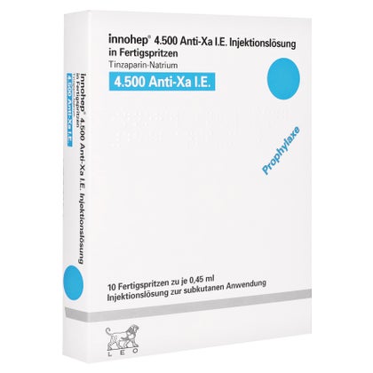 INNOHEP 4.500 Anti-Xa I.E./0,45ml Inj.-Lsg.i.e.FS 10 St kaufen mit E ...