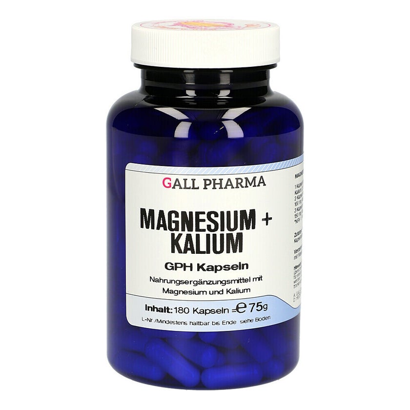 Erfahrungen zu Magnesium+kalium GPH Kapseln 180 St | medpex