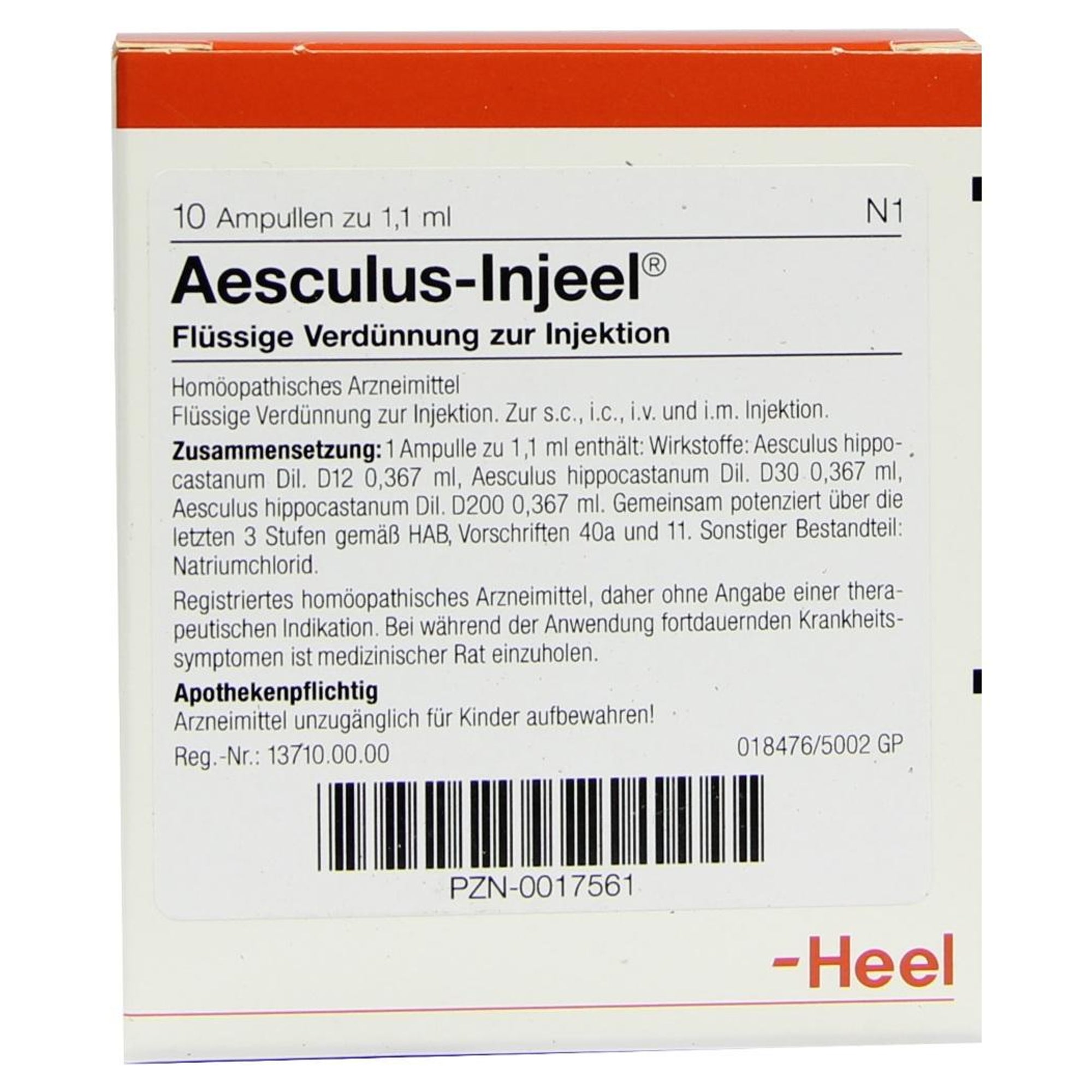 AESCULUS INJEEL Ampullen online kaufen | medpex