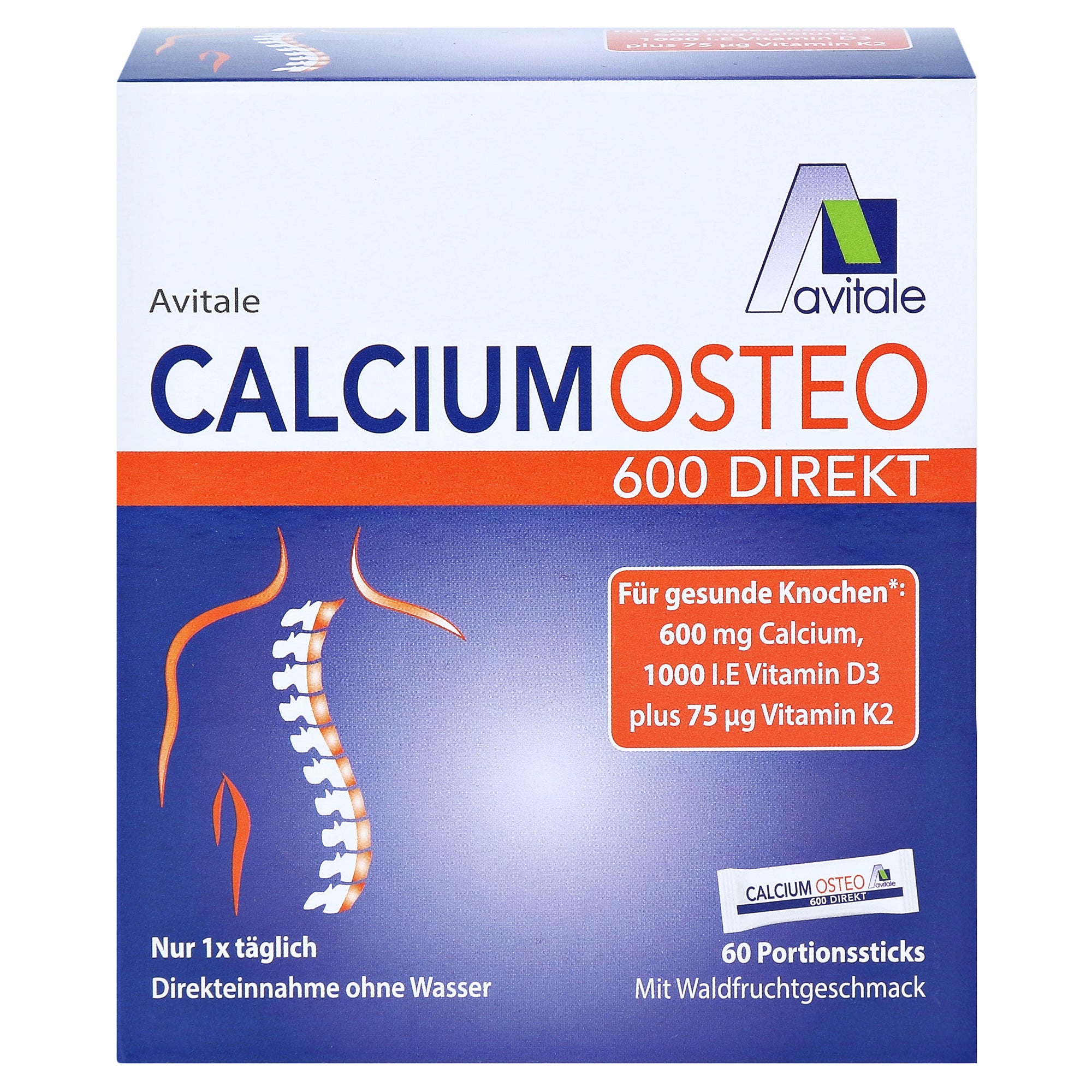 CALCIUM OSTEO 600 Direkt Portionssticks kaufen | medpex