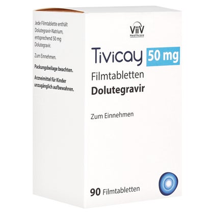Tivicay 50 mg Filmtabletten 90 St kaufen mit E-Rezept | medpex