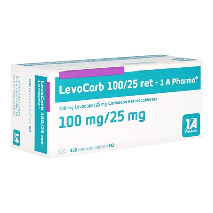 LEVOCARB 100/25 ret-1A Pharma Retardtabletten 100 St kaufen mit E ...
