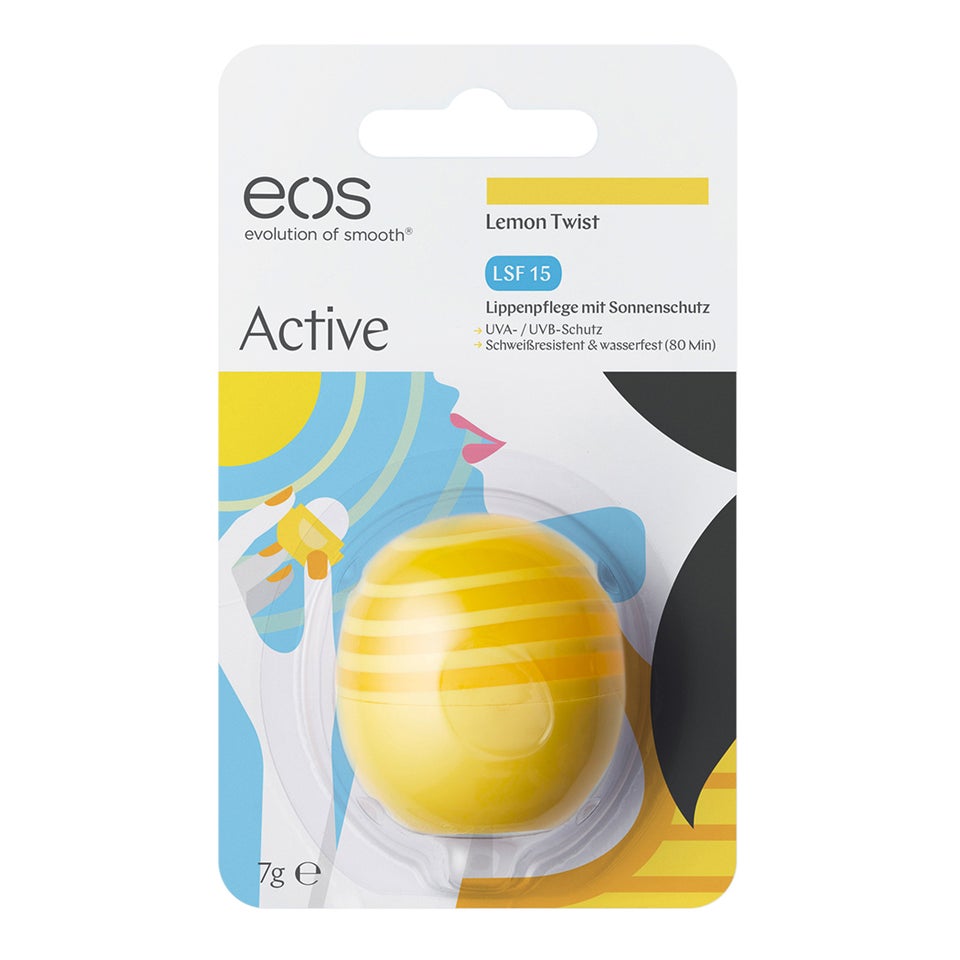 Erfahrungen zu EOS Lip Balm lemon drop LSF 15 Blister | medpex