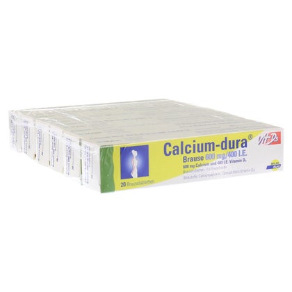 Calcium DURA Vit D3 Brause 600 mg/400 I. 120 St günstig kaufen | medpex