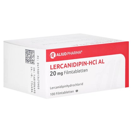 Lercanidipin-hcl AL 20 mg Filmtabletten 100 St kaufen mit E-Rezept | medpex