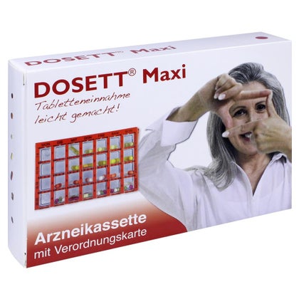 Dosett Maxi Arzneikassette rot 1 St günstig kaufen | medpex