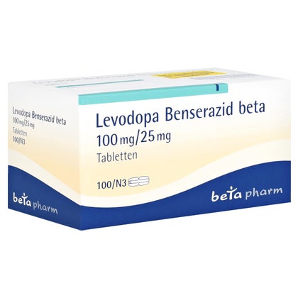 LEVODOPA Benserazid beta 100 mg/25 mg Tabletten 100 St kaufen mit E ...