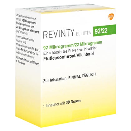 REVINTY Ellipta 92 µg/22 µg einzeld.Plv.z.Inh.30ED 1 St kaufen mit E ...