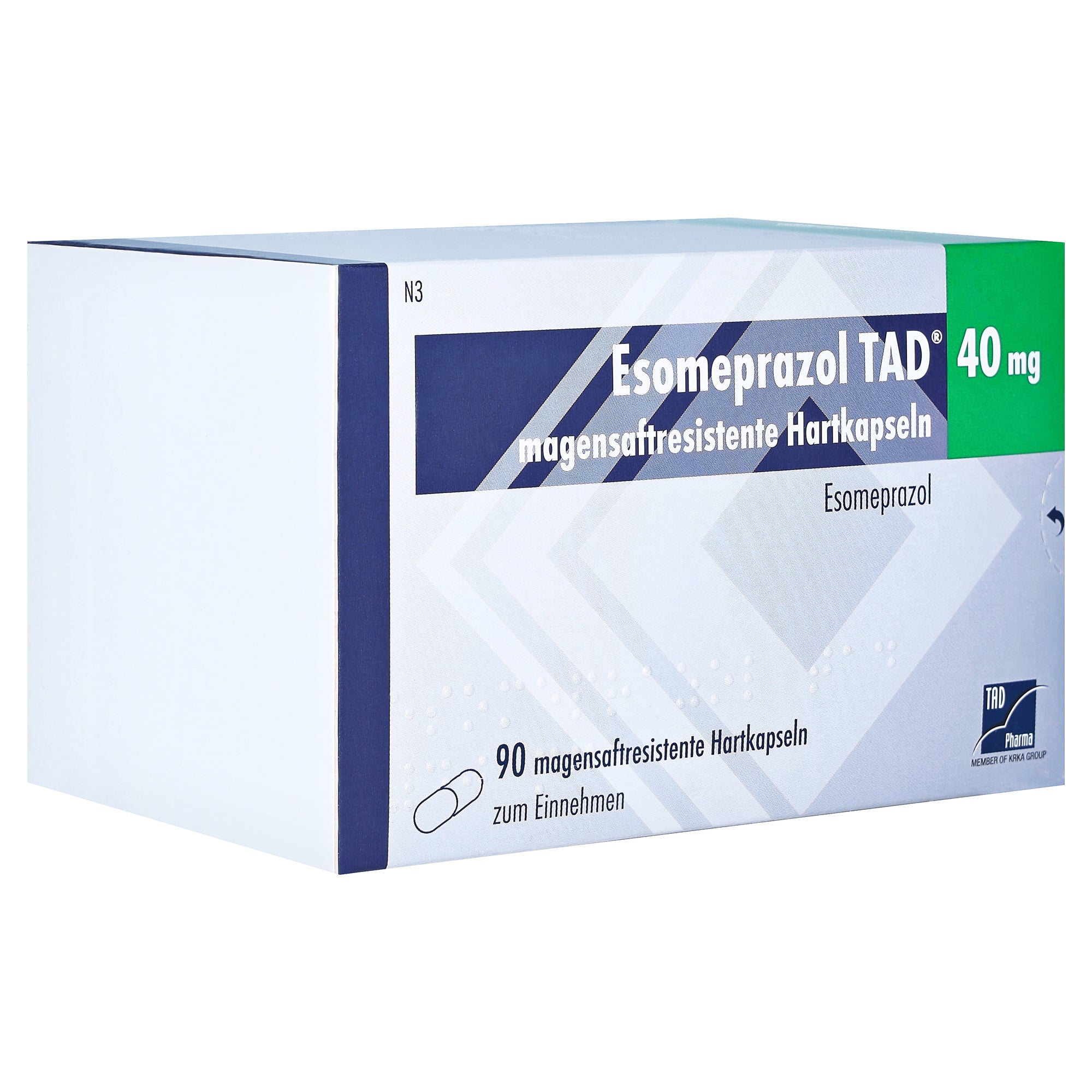 ESOMEPRAZOL TAD 40 mg magensaftresist.Hartkapseln | medpex
