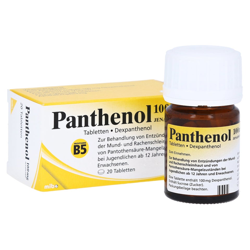 Erfahrungen zu Panthenol 100 mg JENAPHARM 20 St | medpex
