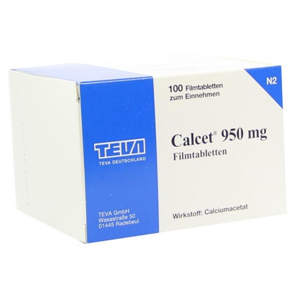 Calcet 950 mg Filmtabletten 100 St günstig kaufen | medpex