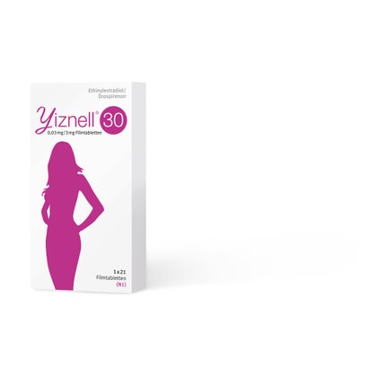 Yiznell 30 0,03 mg/3 mg Filmtabletten 1X21 St kaufen mit E-Rezept | medpex