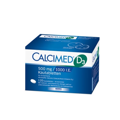 Calcimed D3 500 mg/1000 I.E. Kautablette 120 St günstig kaufen | medpex