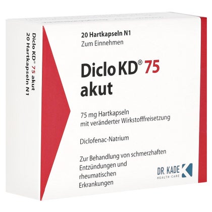 DICLO KD 75 akut Hartkaps.m.msr.überz.Pellets 20 St kaufen mit E-Rezept ...