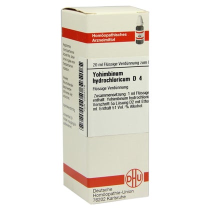 Yohimbinum Hydrochloricum D 4 Dilution 20 ml günstig kaufen | medpex