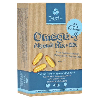 Testa Omega-3 250 mg DHA+125 mg EPA Kaps 45 St günstig kaufen | medpex