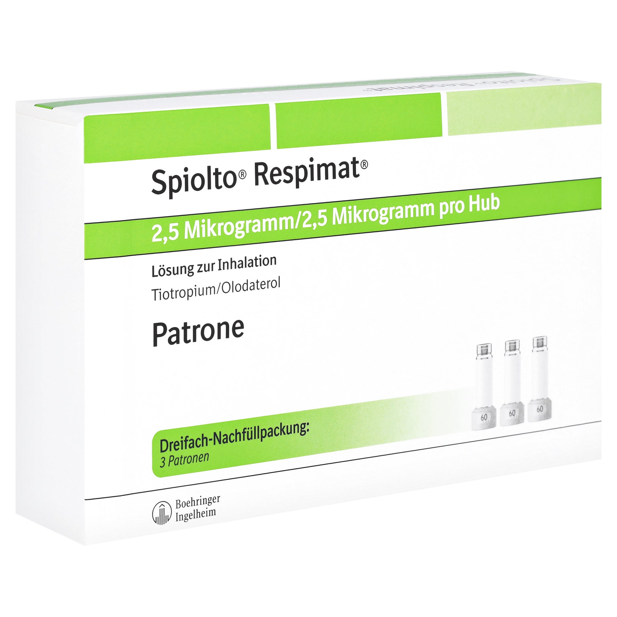 SPIOLTO Respimat 2,5 µg/2,5 µg Hub Nachfüllpackung | medpex