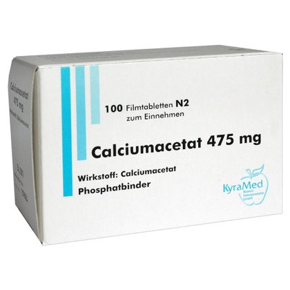 Calciumacetat 475 mg Filmtabletten 100 St günstig kaufen | medpex