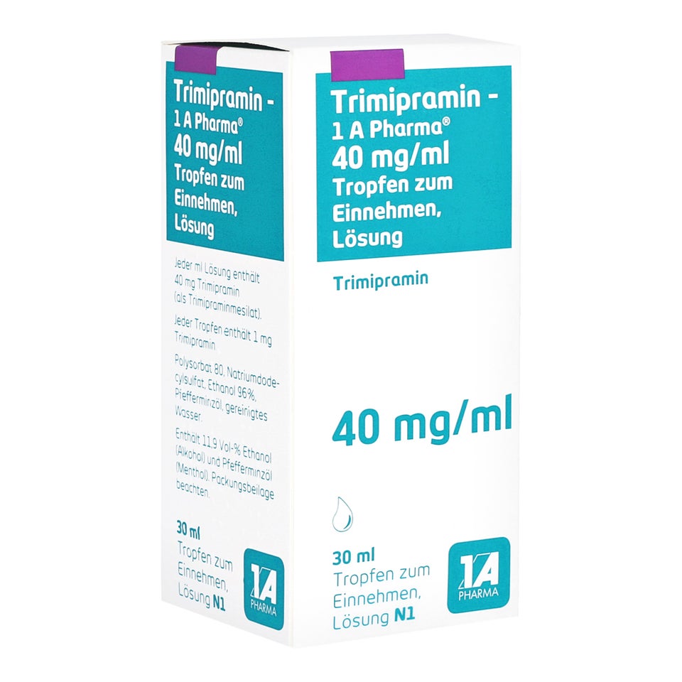 TRIMIPRAMIN-1A Pharma 40 mg/ml Tropfen z.Einnehmen 30 ml kaufen mit E ...