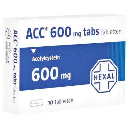 ACC 600 tabs Tabletten 10 St kaufen mit E-Rezept | medpex