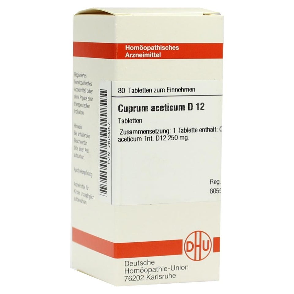Cuprum Aceticum D 12 Tabletten 80 St günstig kaufen | medpex