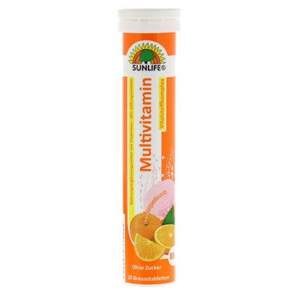 Erfahrungen zu SUNLIFE® Multivitamin Brausetabletten Orange 20 St | medpex